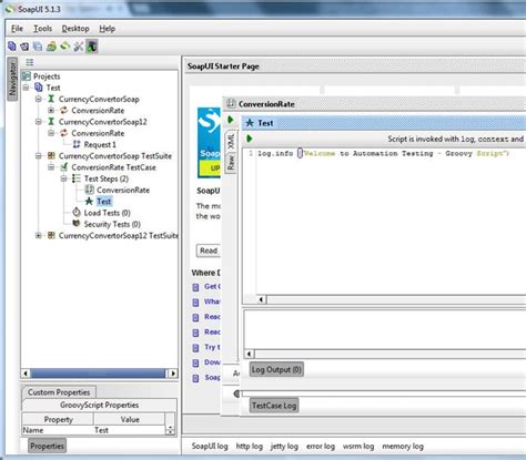how to write basic groovy script in soapui soapui tutorial 6