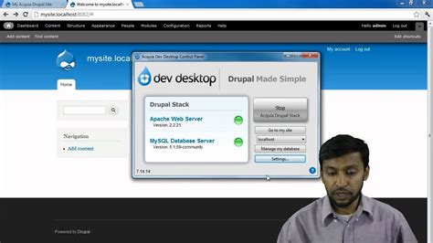 learn drupal 7 in one hour part 2 8 installing acquia for drupal