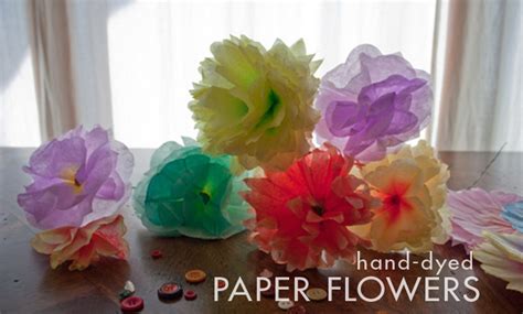Aim Diy Hand Dyed Paper Flowers So There