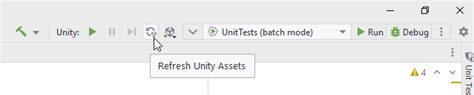 refresh unity assets jetbrains rider documentation