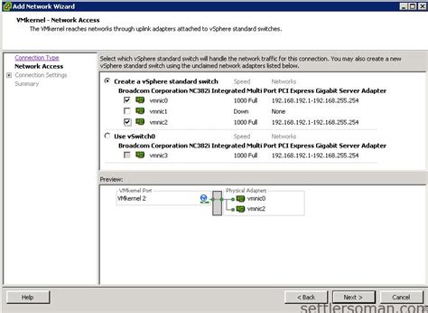 set up multi nic vmotion on vss via vsphere client 2 settlersoman a