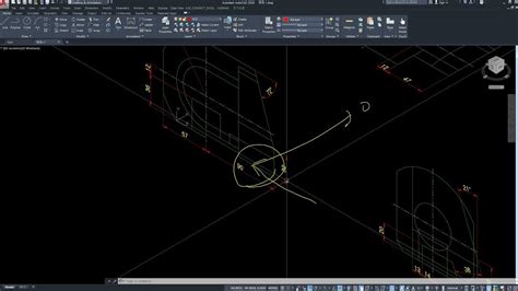 ai의 autocad 3d 21강 3d 공간에서의 객체의 회전 rotate 3drotate rotate3d part1