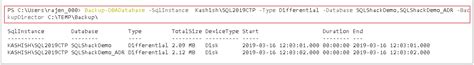 sql database backups using powershell module dbatools