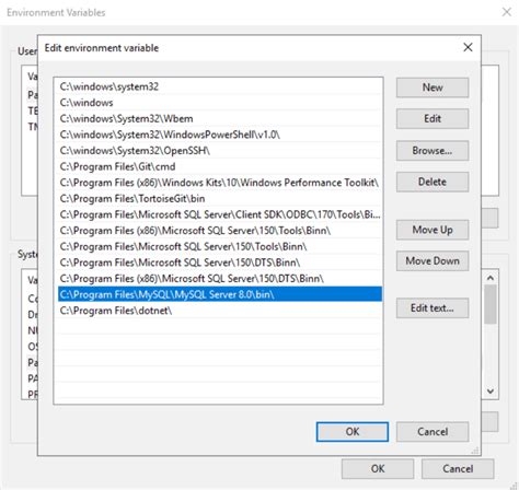 how to add the path to mysql server to environment variables sqlbak blog
