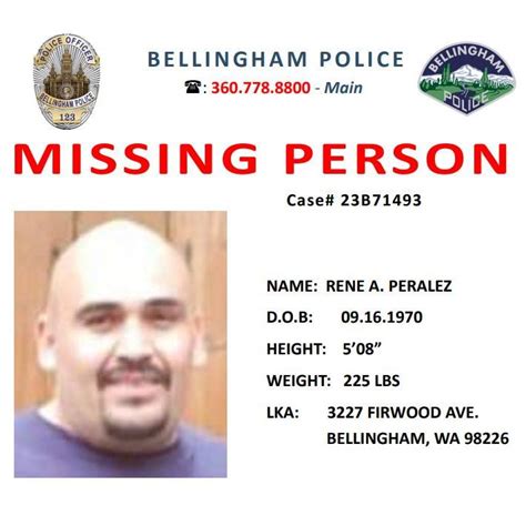 Bellingham Police Ask For Help Searching For Missing Man Classic Rock