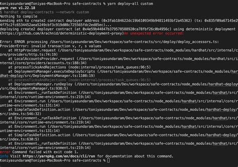 blockchain gnosis safe contracts error deploying to custom network