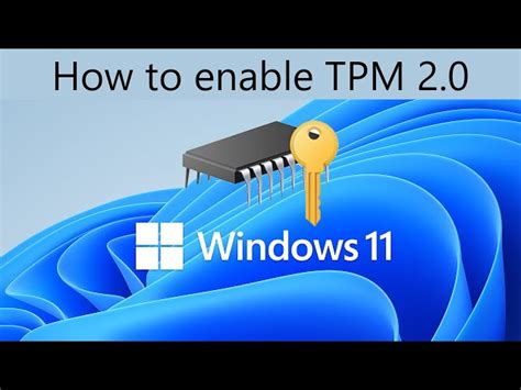 How To Enable Windows 11 Tpm Trusted Platform Module Initialization