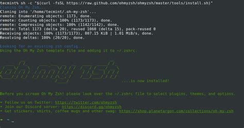 cómo instalar oh my zsh en ubuntu 20 04 dp linux