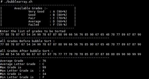 grade calculation in shell script shell scripting techpaste