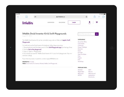 swift playgrounds｜littlebits