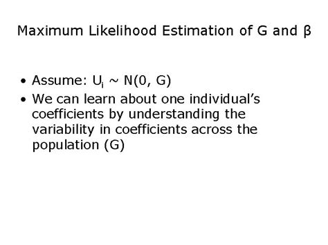 Lecture 11 Chapter 9 Generalized Linear Mixed Models