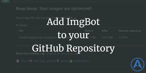 add imgbot to your github repository blog