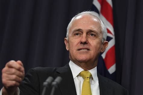 ‘joined At The Hip Australian Prime Minister Malcolm Turnbull Vows To