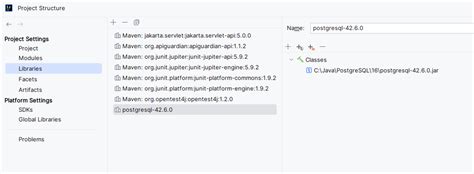 intellij tomcat postgresql jdbc connection issue java sql