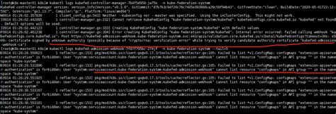 multicluster 开启后报错 麻烦大佬帮忙看下 报证书错误 kubesphere 开发者社区