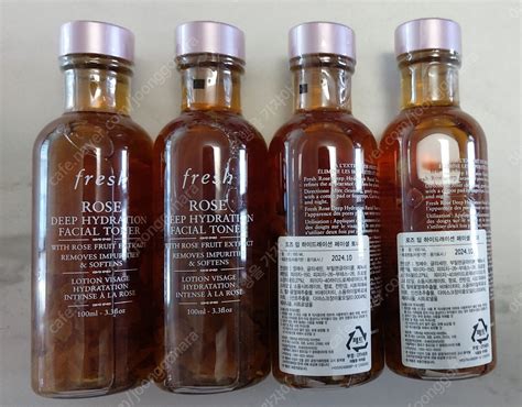프레쉬 로즈 딥 하이드레이션 페이셜 토너 100ml 4 스킨케어 중고나라