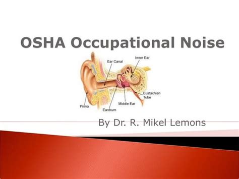 Osha Hearing Protection Ppt