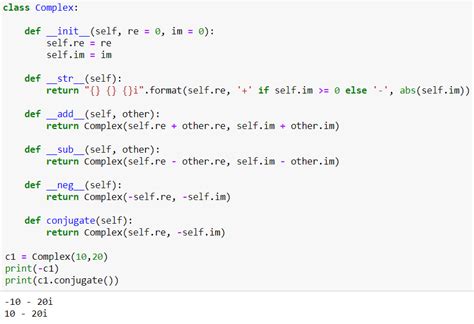 complex numbers 4 oops create complex class python practical medium