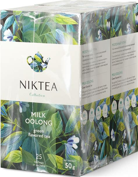 Чай Niktea Milk Oolong Молочный Улун чай зеленый ароматизированный с