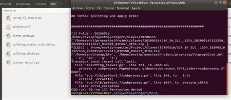 permission denied snap2stamp workflow s1tbx step forum