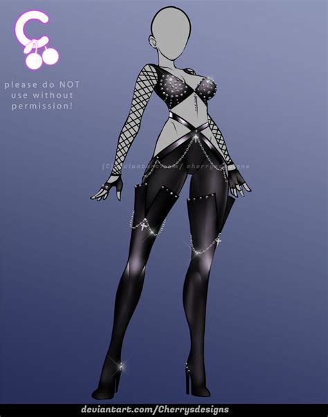 [open] 24h Auction Outfit Adopt 1077 By Cherrysdesigns On Deviantart