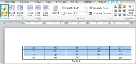 how to add a row to a table in word decoration drawing
