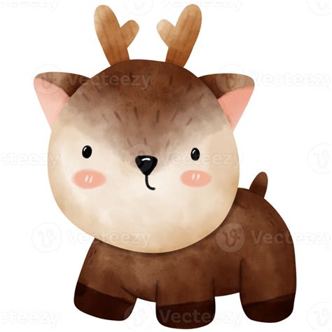 Watercolor Christmas Reindeer 12058199 Png