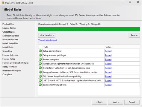 sql server 2016 installation on windows 10