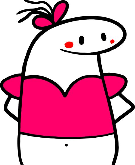 A Drawing Of A Woman In Pink And White