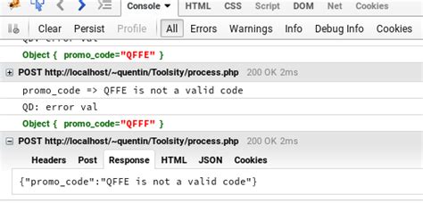 php ajax form validation without caching stack overflow