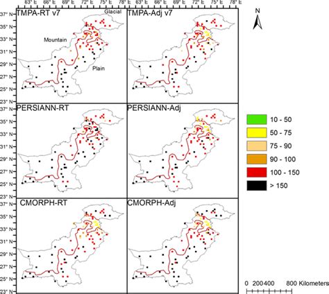 Spatial Pattern Of Mean Monthly Rmse Download Scientific Diagram