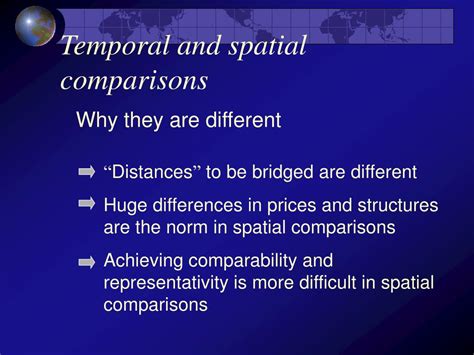 Ppt Temporal And Spatial Comparisons Powerpoint Presentation Free