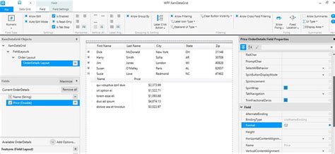 wpf data grid components ultimate ui infragistics