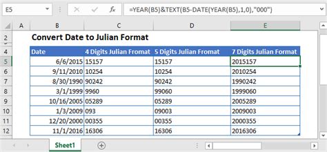 how to calculate the julian date in excel tarqaue