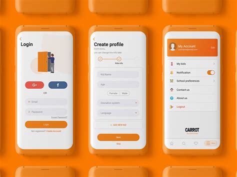 pin on app screen design