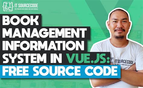 book management information system in vue js free source code