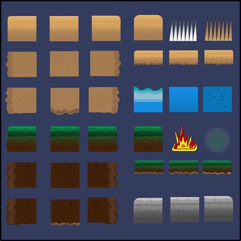 2d tiles map and objects game presentation opengameart org gambaran