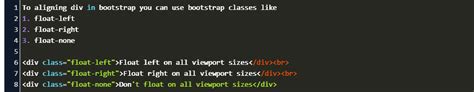 how to float bottom right bootstrap 4 code example