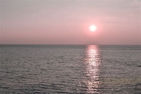 배경 화면 담홍색 빛 일몰 바다 하늘 태양 트라마 토 로사 시엘로 바닥 창꼬치 2304x1536