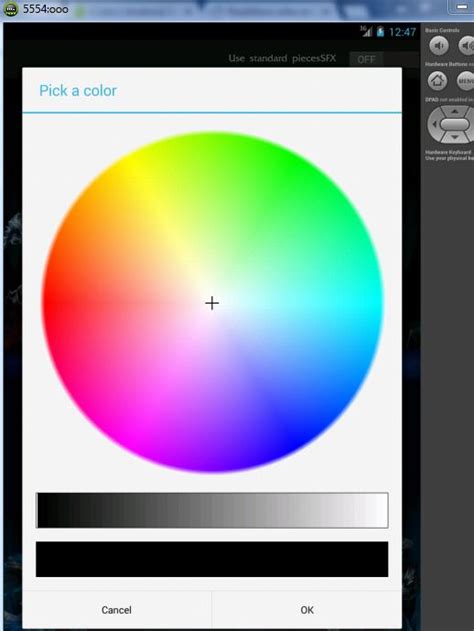 android color picker not working as intended stack overflow