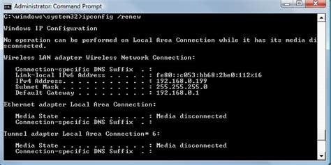 infotech solutions and support renew ip address using command prompt
