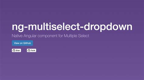multiple select dropdown component
