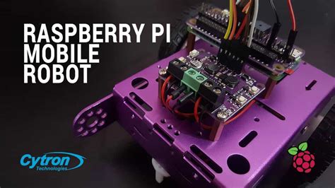 raspberry pi mobile robot with maker drive tutorials of cytron