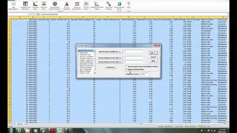run a two way anova in excel using sigmaxl youtube