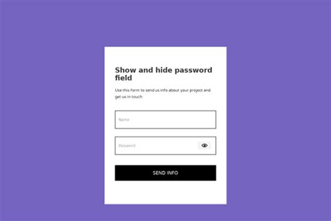 show hide password webflow
