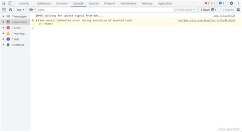 报 [vue warn] unhandled error during execution of mounted hook at 错误 csdn博客