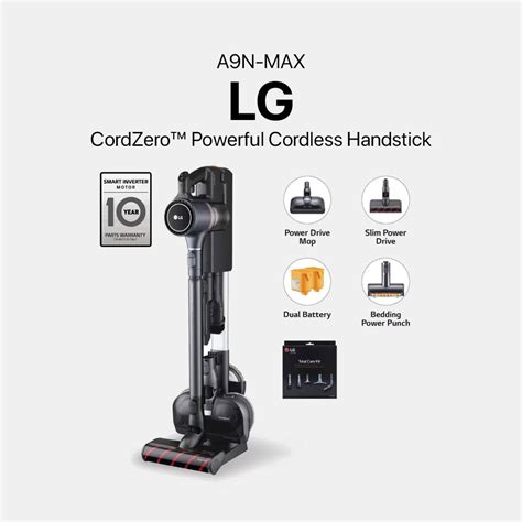 Lg Cordzero™ Powerful Cordless Handstick Vacuum [a9n Max] Memoxpress