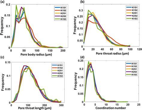 Sample Pore Sizes Pore Size Distribution For A Pore Body Radius B