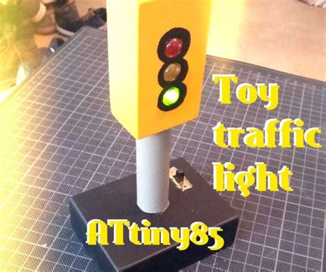 attiny85 toy traffic light 5 steps instructables