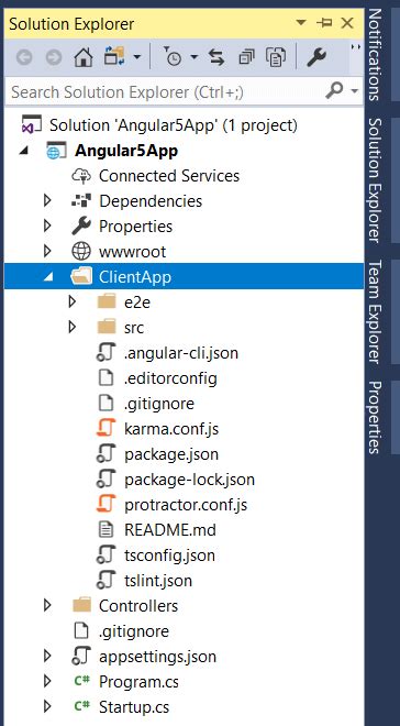 create an angular 5 app in 5 steps using dotnet cli